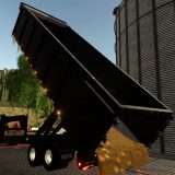 FS19 20Ft Gooseneck Tipper Trailer 1.0.2.0 - FS 19 Trailers Mod Download