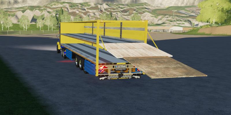 FS19 CARGOBULL TTRANSPORTS BUMPERCARS v2.0 - FS 19 Trailers Mod Download