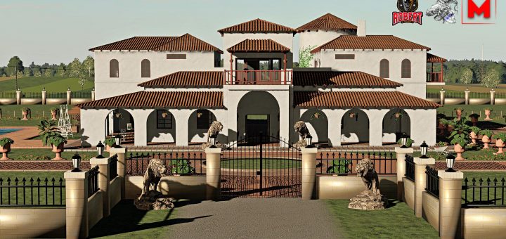 FS19 BUILD A TRIPLE HOUSE v1.0 - FS 19 Buildings Mod Download