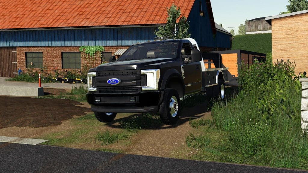 FS19 EXP19 2019 Ford F-550 Flatbed v1.0.0.0 - FS 19 Trucks Mod Download