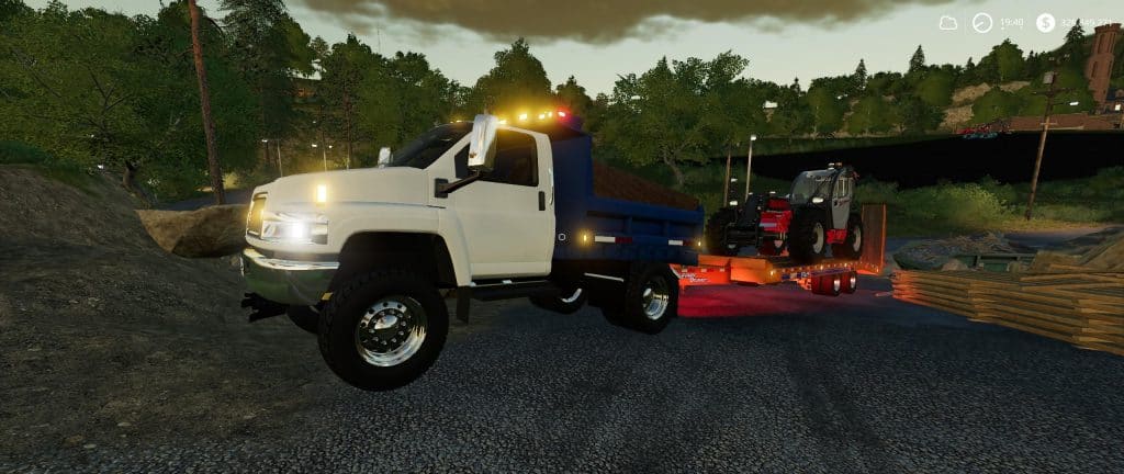 FS19 GMC Topkick Dump Truck v1.0.0.0 - FS 19 Trucks Mod Download