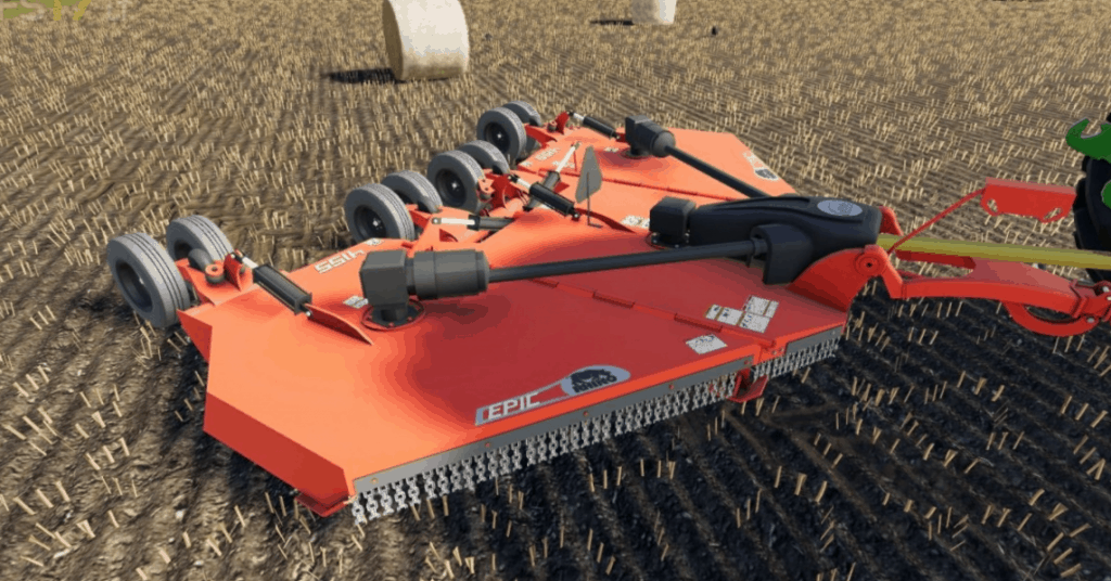 FS19 20 ft rhino mower - FS 19 Implements & Tools Mod Download