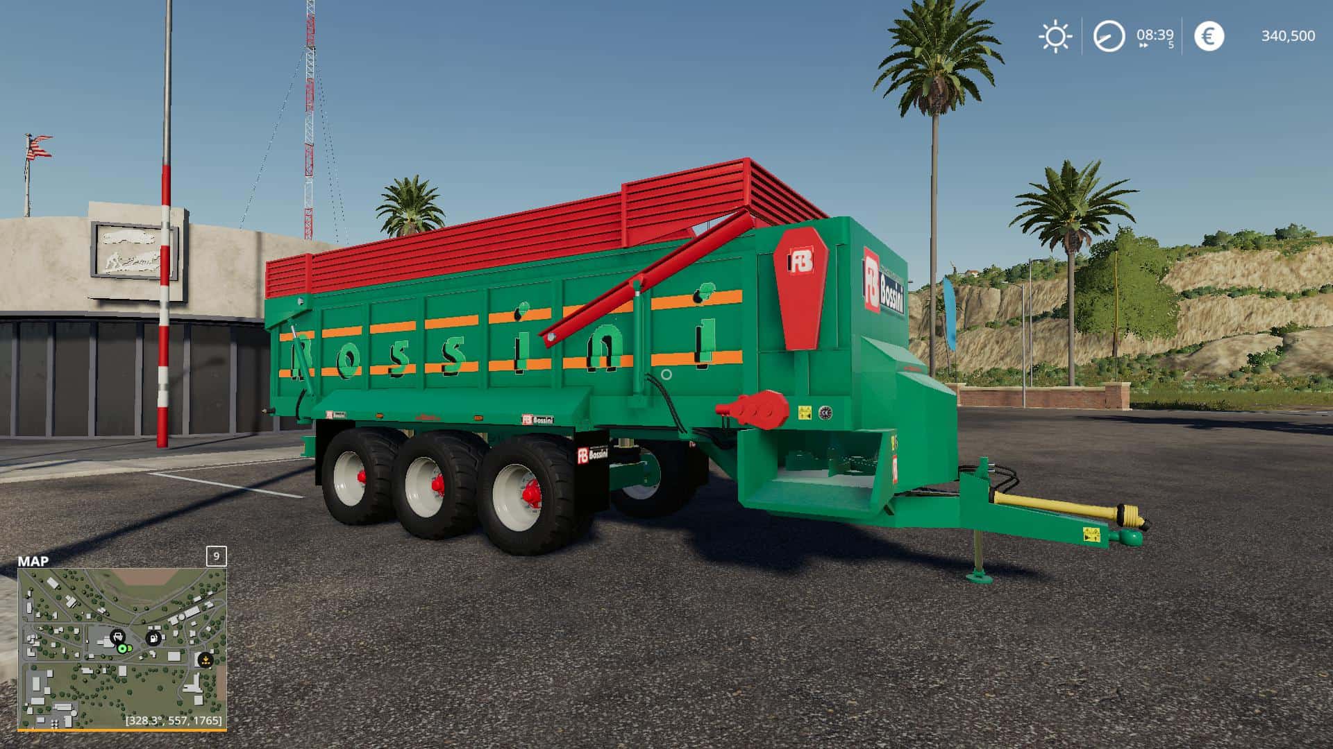 FS19 Bossini SG200DU v1.0.0.0 - FS 19 Trailers Mod Download