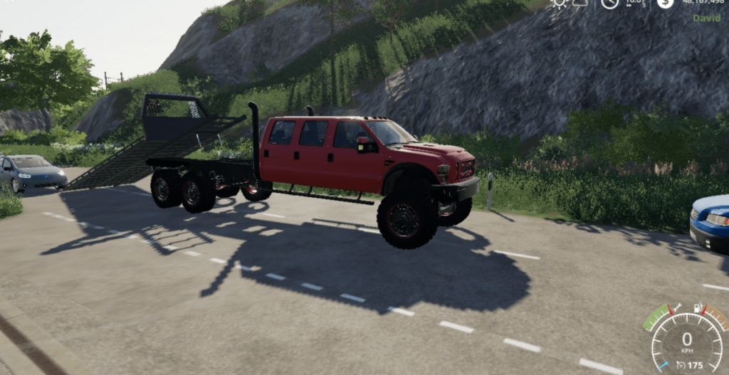 FS19 Ford 6x6 rollback - FS 19 Cars Mod Download