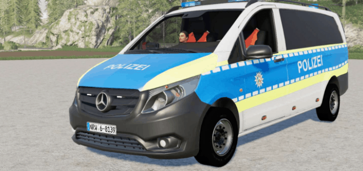 FS19 Mercedes-Benz Sprinter Car Carrier - FS 19 Vehicles Mod Download