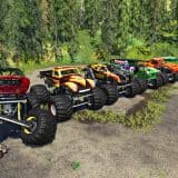 FS19 Monster Truck Pack v1.0.0.0 - FS 19 Cars Mod Download