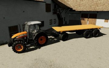 FS19 NEFAZ BALE TRAILER V1 (3) - Farming simulator 19 / 17 / 15 Mod