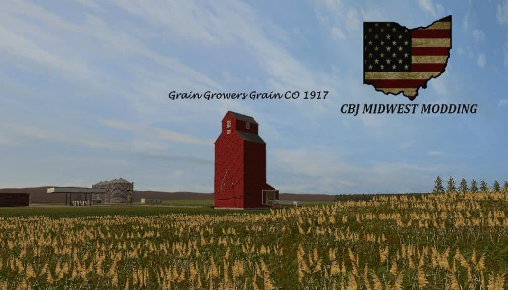 FS19 Grain Growers Grain CO-OP v1.0 - FS 19 Buildings Mod Download