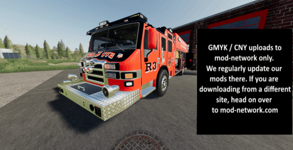 FS19 Pierce Velocity Single Axle Rescue - FS 19 Vehicles Mod Download