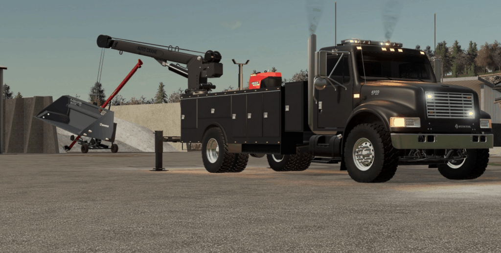 FS19 EXP19 International 4900Service - FS 19 Trucks Mod Download