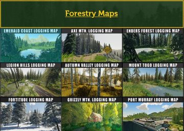 FS19 FDR Logging Mods Pack FEB - 2021 v1.0 - FS 19 Maps Mod Download