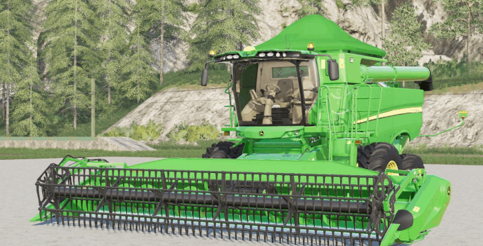 FS19 John Deere S550 - FS 19 Combines Mod Download