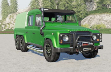 FS19 Land Rover Defender 110 6x6 Double Cab Pickup - FS 19 Cars Mod ...