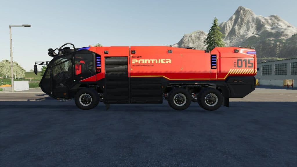 FS19 Lotniskowa Straz Pozarna v2 (4) - Farming simulator 19 / 17 / 15 Mod