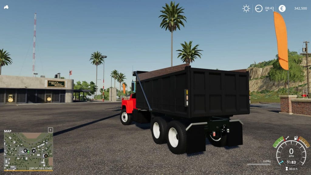 FS19 Mack R dump truck v1 (7) - Farming simulator 19 / 17 / 15 Mod