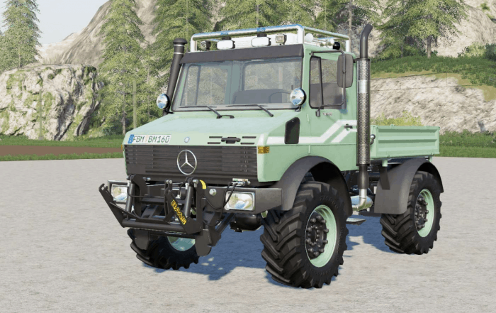 FS19 Mercedes-Benz Unimog U1000〡seven platforms - FS 19 Trucks Mod Download
