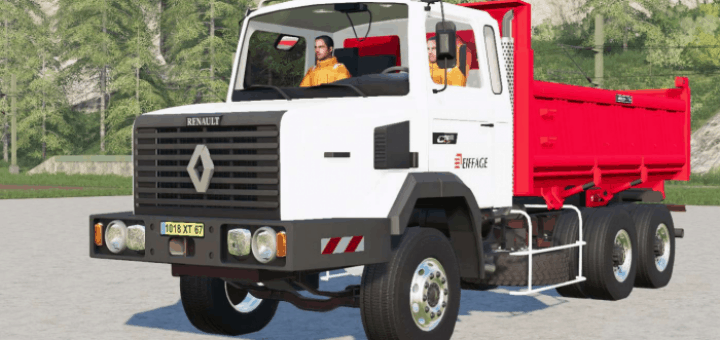 FS19 Renault do przewozu kontenerow v2.0 - FS 19 Trucks Mod Download