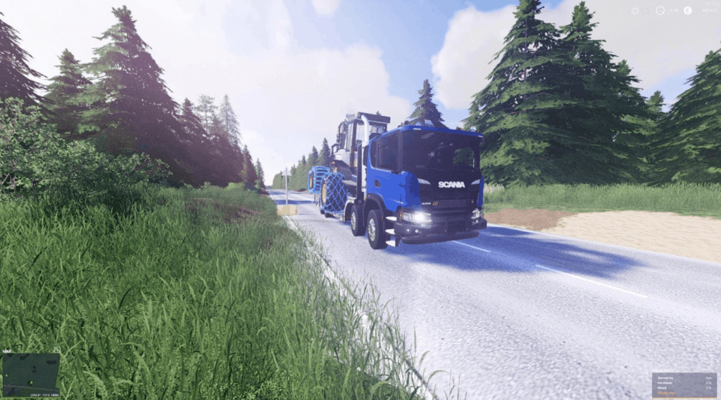 FS19 Scania Forestry Equipment - FS 19 Trucks Mod Download