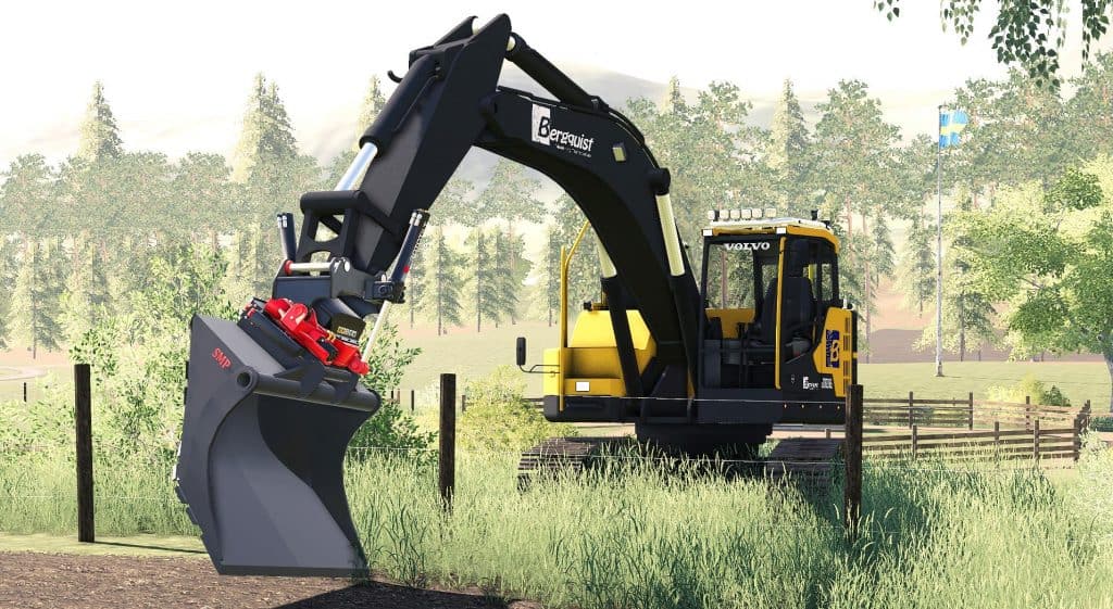 FS19 Volvo ec235el v1.0.0 (2) - Farming simulator 19 / 17 / 15 Mod