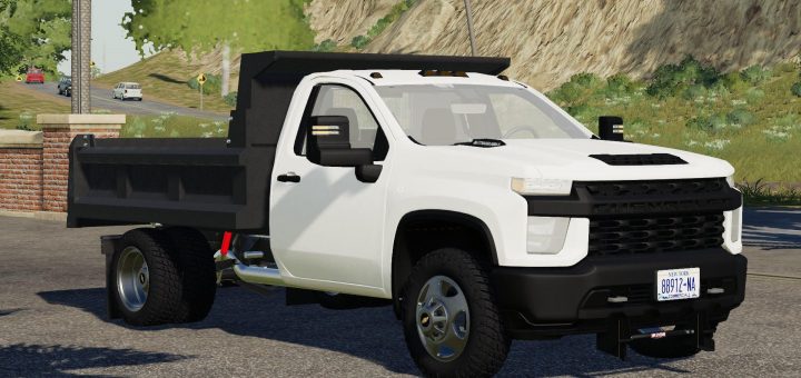 FS19 GMC bucket truck v1.0.0.0 - FS 19 Trucks Mod Download