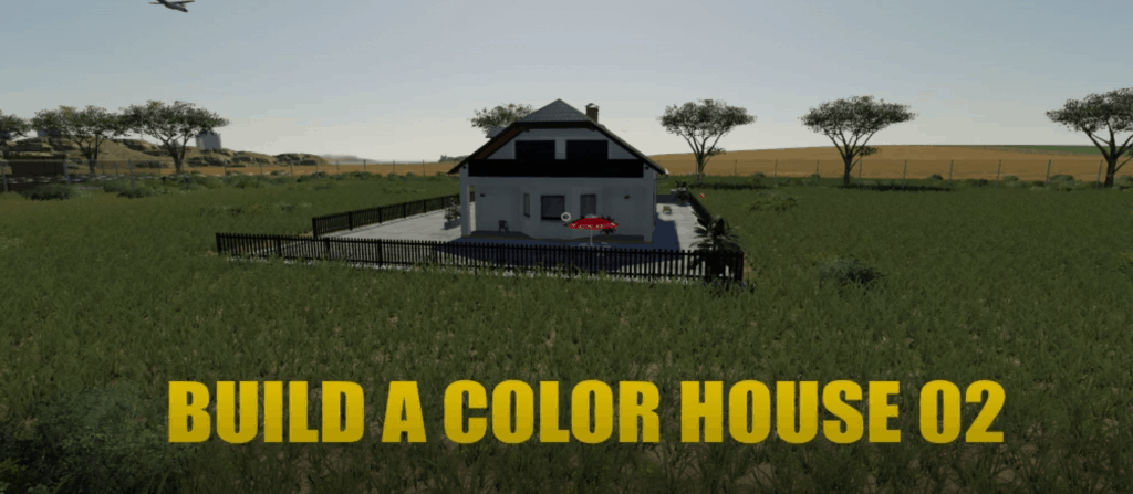 FS19 BUILD A COLOR HOUSE v1.0.0.6 - FS 19 Buildings Mod Download