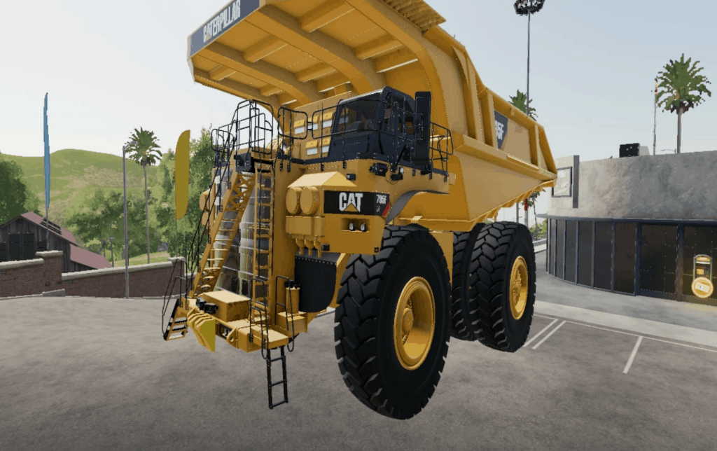 FS19 Cat 795AC v1.0.0.0 - FS 19 Trucks Mod Download