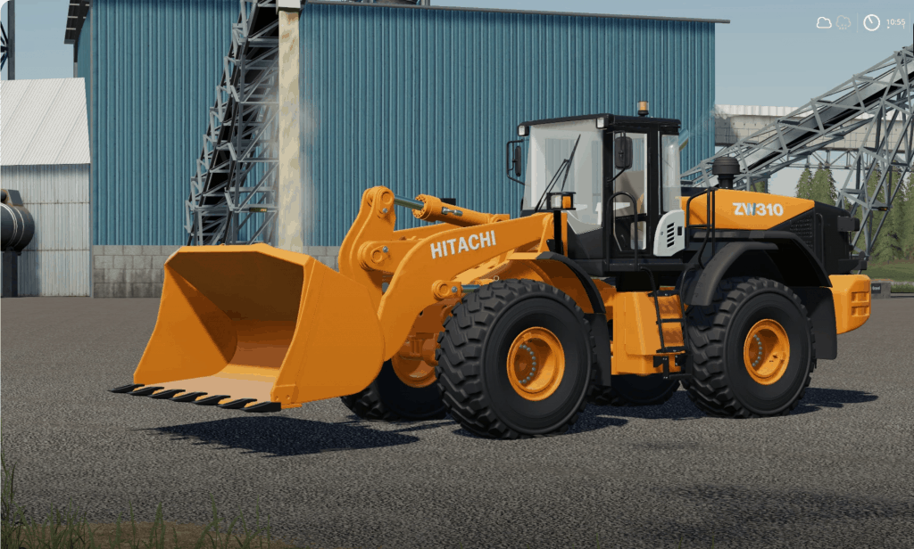 FS19 Hitachi ZW-310 Wheel Loader v1 (4) - Farming simulator 19 / 17 ...