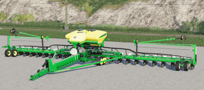 FS19 John Deere DB60〡tire options - FS 19 Implements & Tools Mod Download