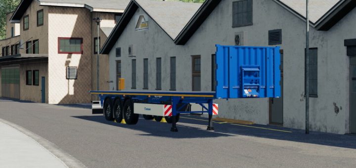 FS19 Fedex Trailer - FS 19 Trailers Mod Download