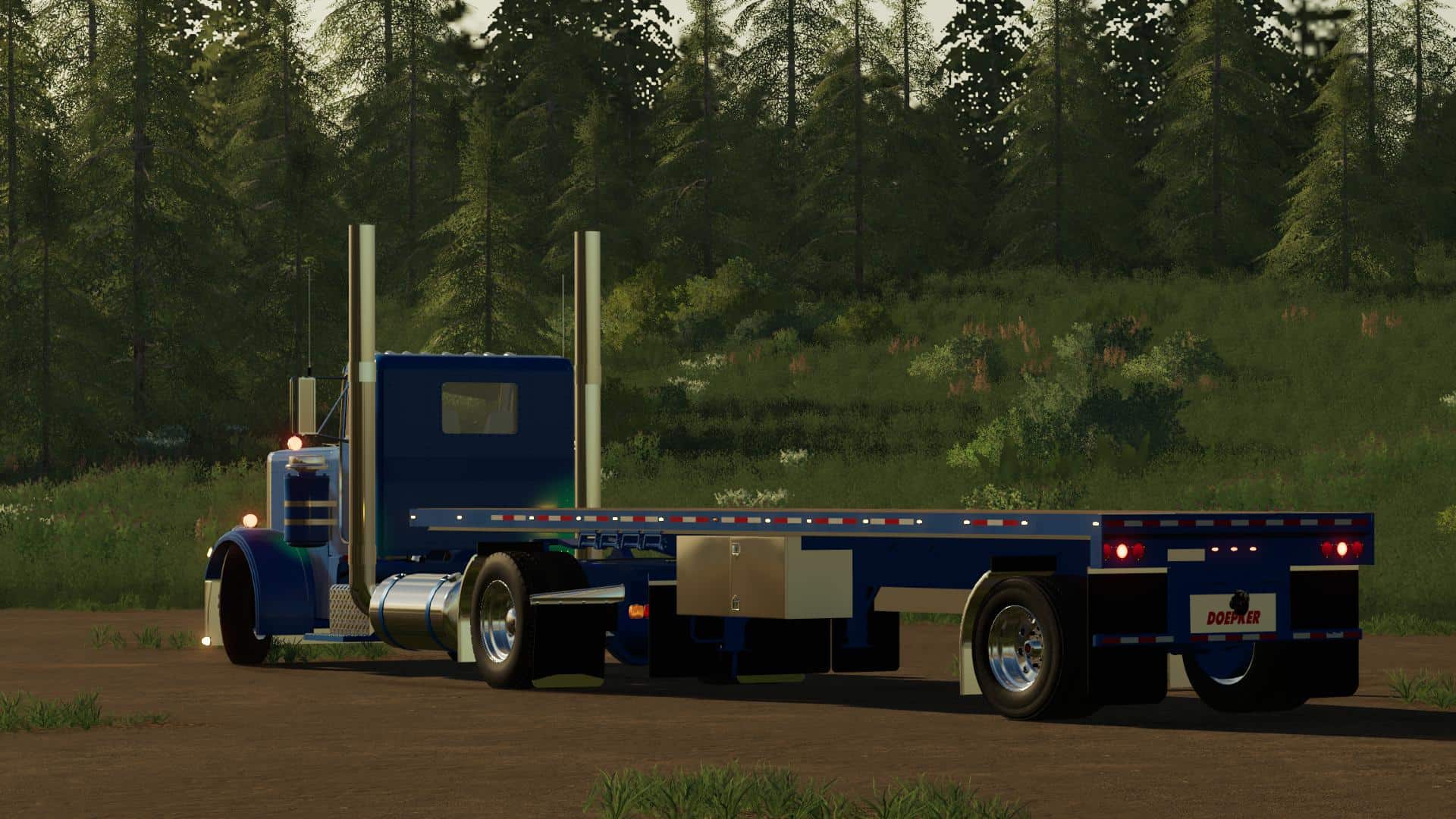FS19 Peterbilt 359 v3.0.0 (3) - Farming simulator 19 / 17 / 15 Mod