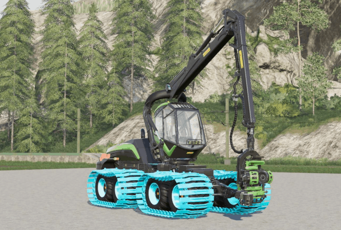FS19 Ponsse Scorpion King〡choice of chains and bands - FS 19 Forestry ...