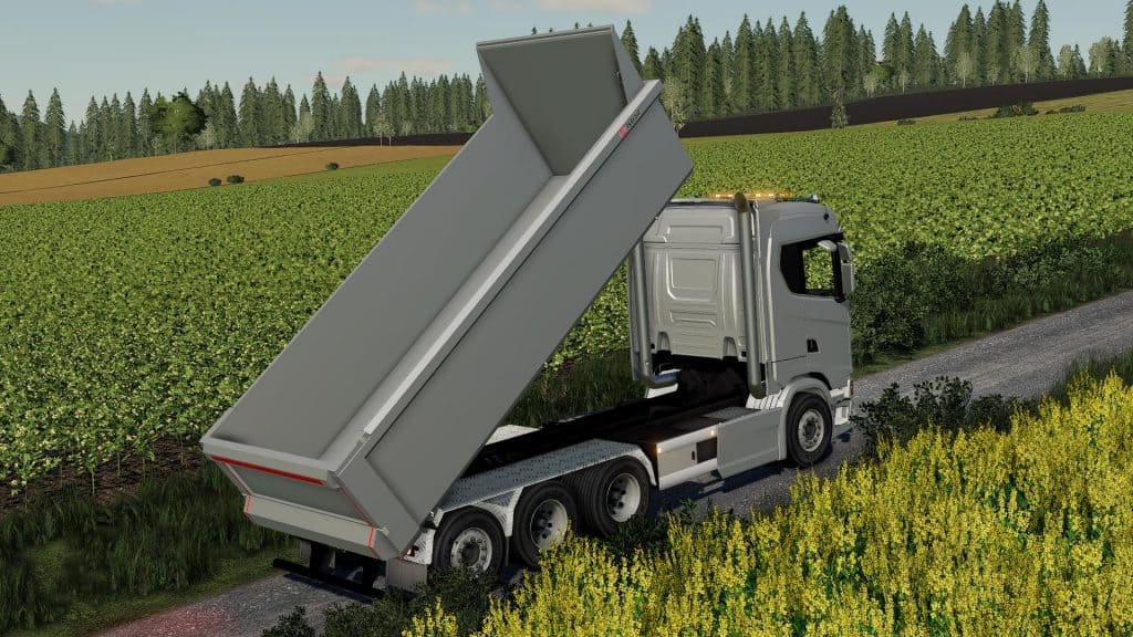 FS19 Scania S730 HKL tipper v1.0.0 (3) - Farming simulator 19 / 17 / 15 Mod