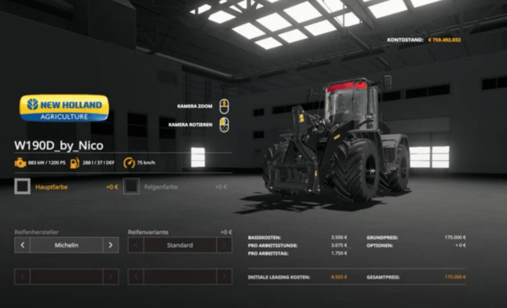FS19 Tuning wheel loader v1.1.0.0 - FS 19 Forklifts / Excavators Mod ...