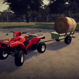 FS19 ATV Trailer v1.4.0.0 - FS 19 Trailers Mod Download