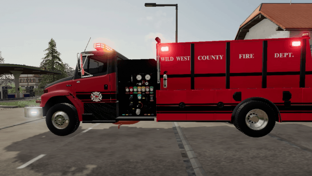 FS19 American Fire Truck v3 (1) - Farming simulator 19 / 17 / 15 Mod
