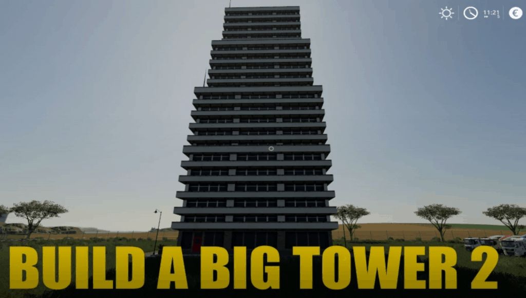 FS19 BUILD A BIG TOWER 02 v1.0 - FS 19 Buildings Mod Download