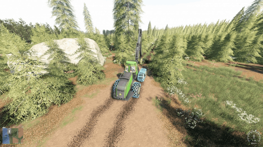 FS19 Bear Forest Map V1 - FS 19 Maps Mod Download