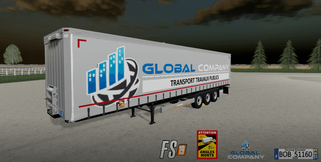FS19 Krone Global Company - FS 19 Trailers Mod Download