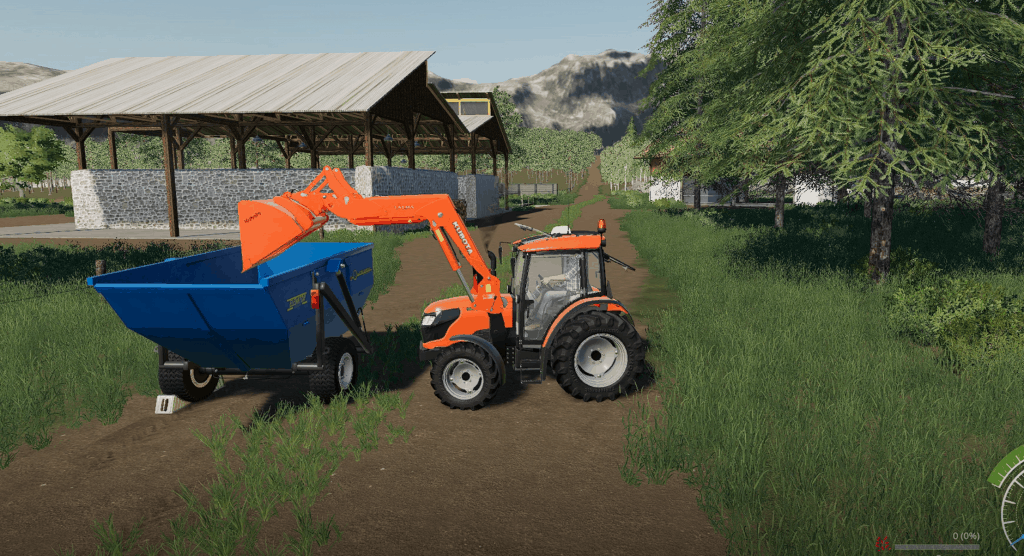 FS19 Kubota m4072 v1.0.0.0 - FS 19 Tractors Mod Download