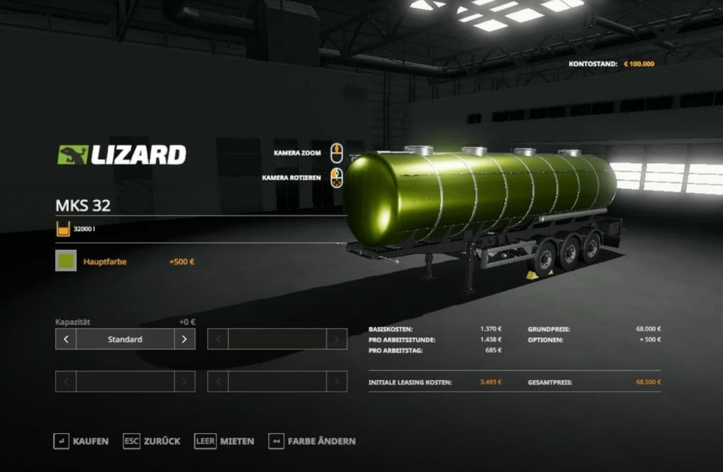 FS19 MKS8 & MKS32 no weight with loading volume v1.0.0 (1) - Farming ...