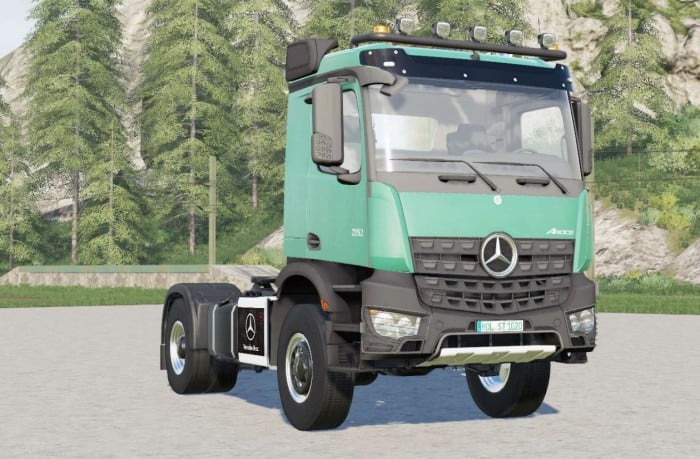 FS19 Mercedes-Benz Arocs 2018〡power selection - FS 19 Trucks Mod Download
