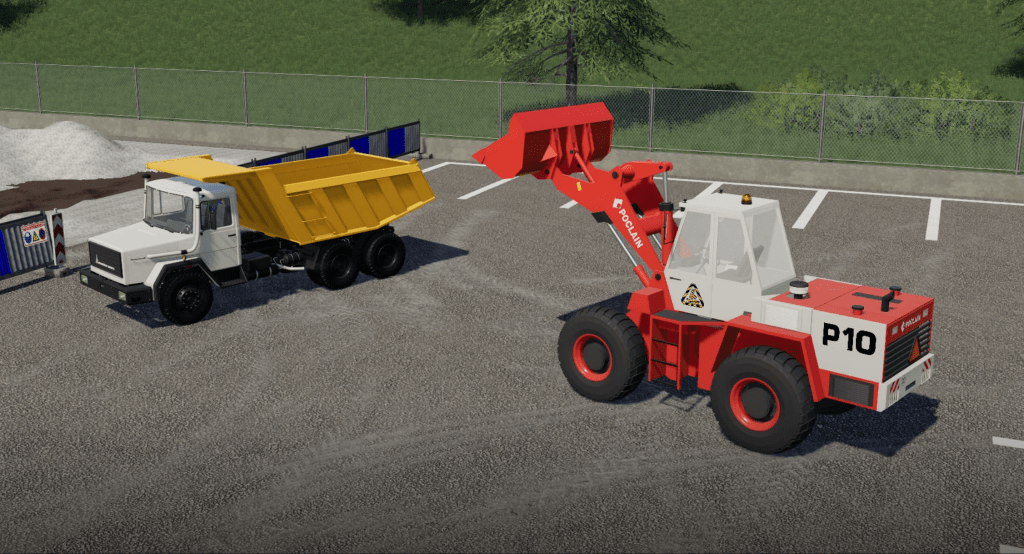 FS19 Poclain P10 Wheel Loader v1.0.0.0 - Farming simulator 19 / 17 / 15 Mod