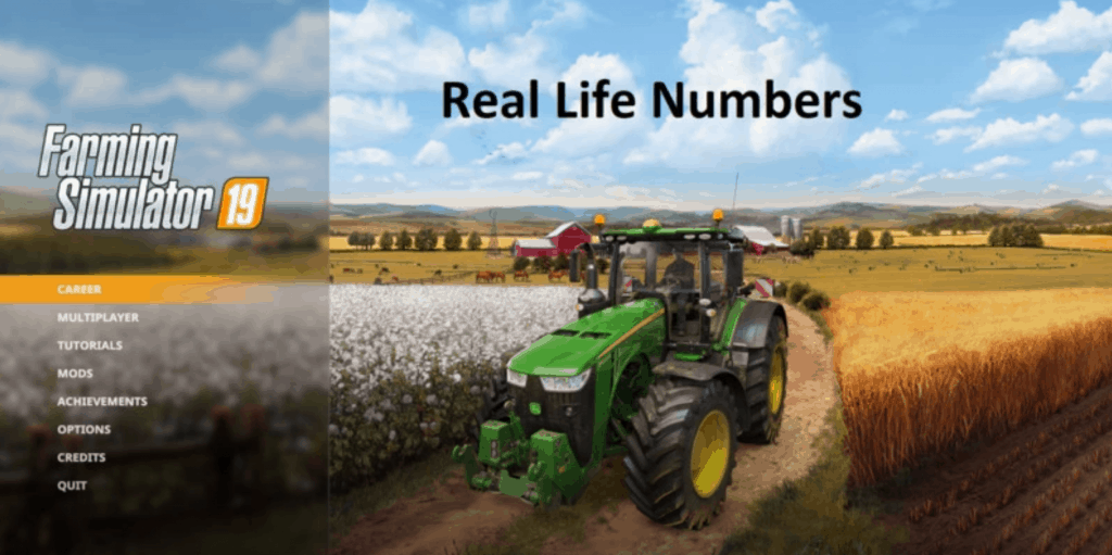 FS19 RealLifeNumbers v1.2.3.9 - FS 19 Other Mod Download