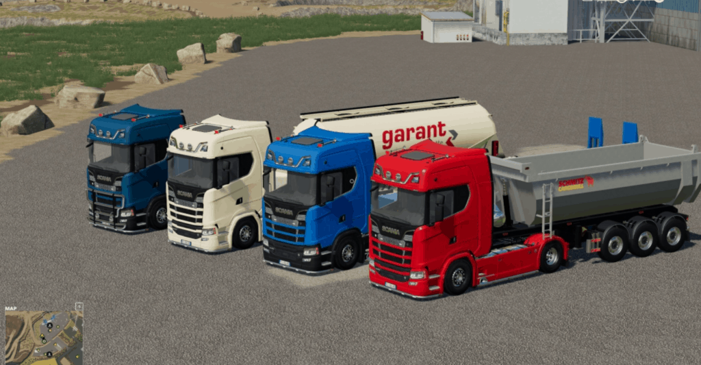 FS19 Scania S580 V8 FSMiner's Edit - FS 19 Trucks Mod Download