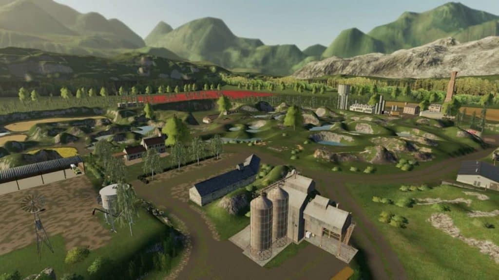 FS19 The mountain of lakes v1.0.0.0 - FS 19 Maps Mod Download