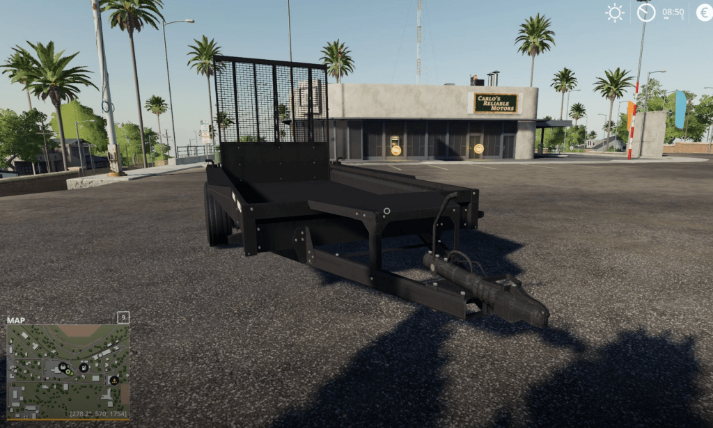 FS19 Utility Trailer v1.0.0.0 - FS 19 Trailers Mod Download