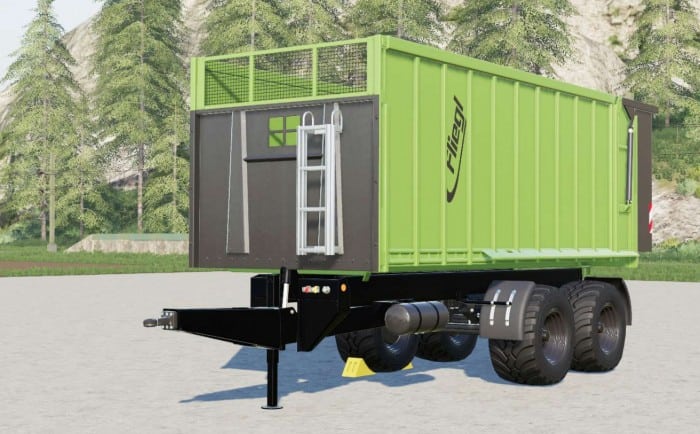 FS19 Fliegl TMK 266 Bull〡color choice - FS 19 Trailers Mod Download