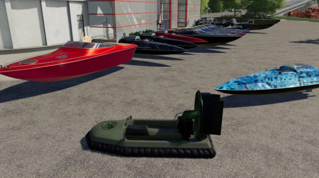 FS19 Paradise boats pack 1 (4) - Farming simulator 19 / 17 / 15 Mod