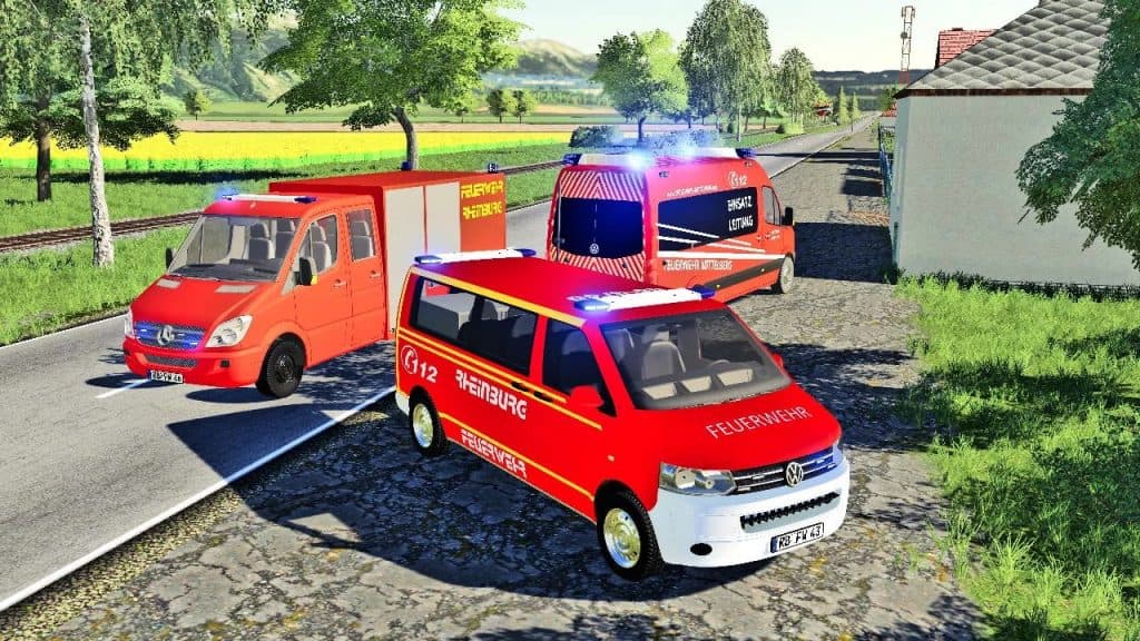 FS19 Firefighter pack 112-MODDING v1.0 - FS 19 Vehicles Mod Download