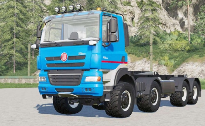 FS19 Tatra Phoenix T158 8×8 hooklifƭ - FS 19 Trucks Mod Download